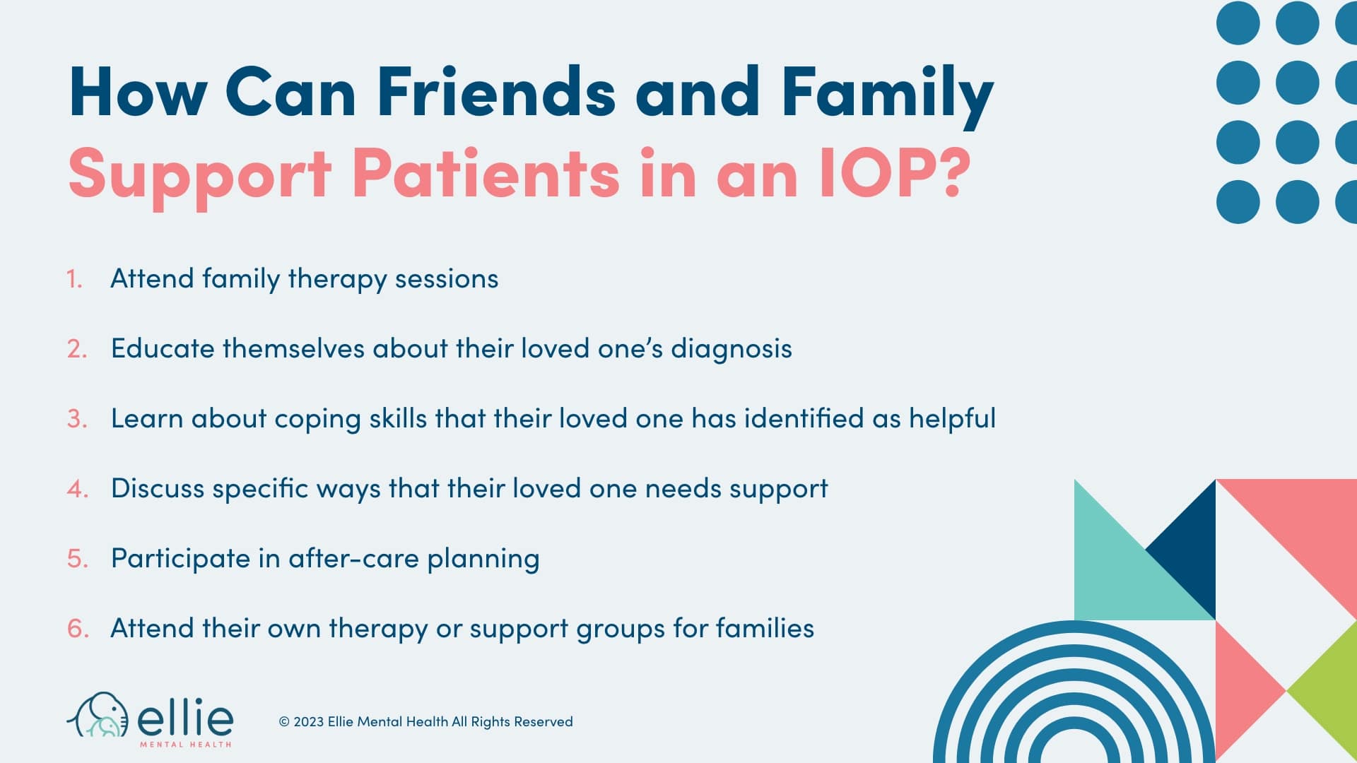 What is an IOP in Mental Health? | Ellie Mental Health