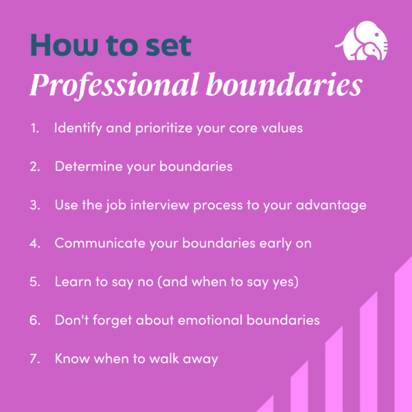 How to Set Professional Boundaries | Ellie Mental Health, PLLP